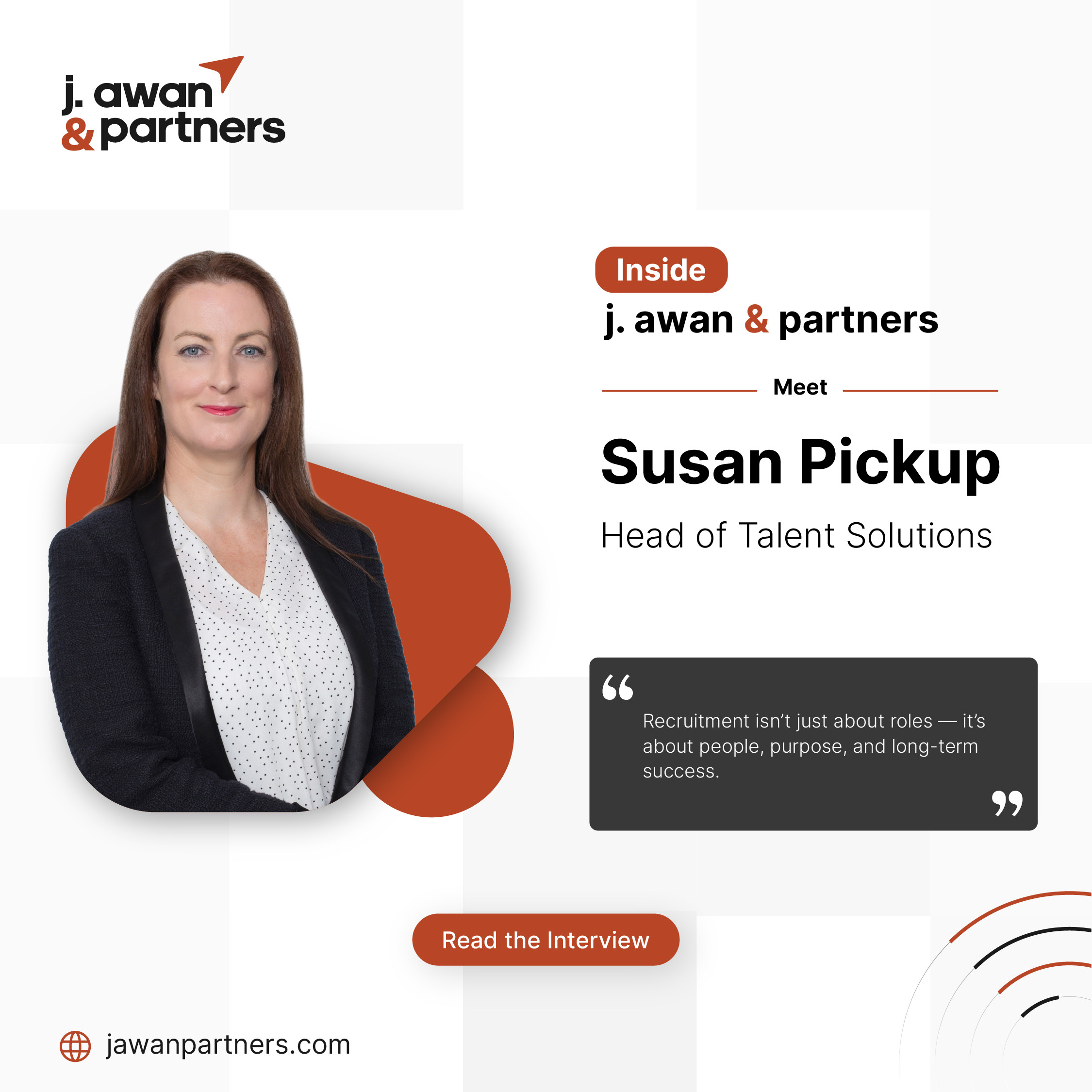 Inside j. awan & partners: A Conversation with Susan Pickup, Head of Talent Solutions